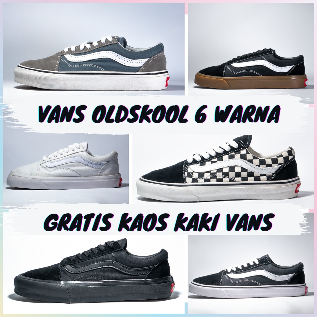 Jual Sepatu OLD SKOOL 6 Pilihan Warna PREMIUM | Shopee Indonesia