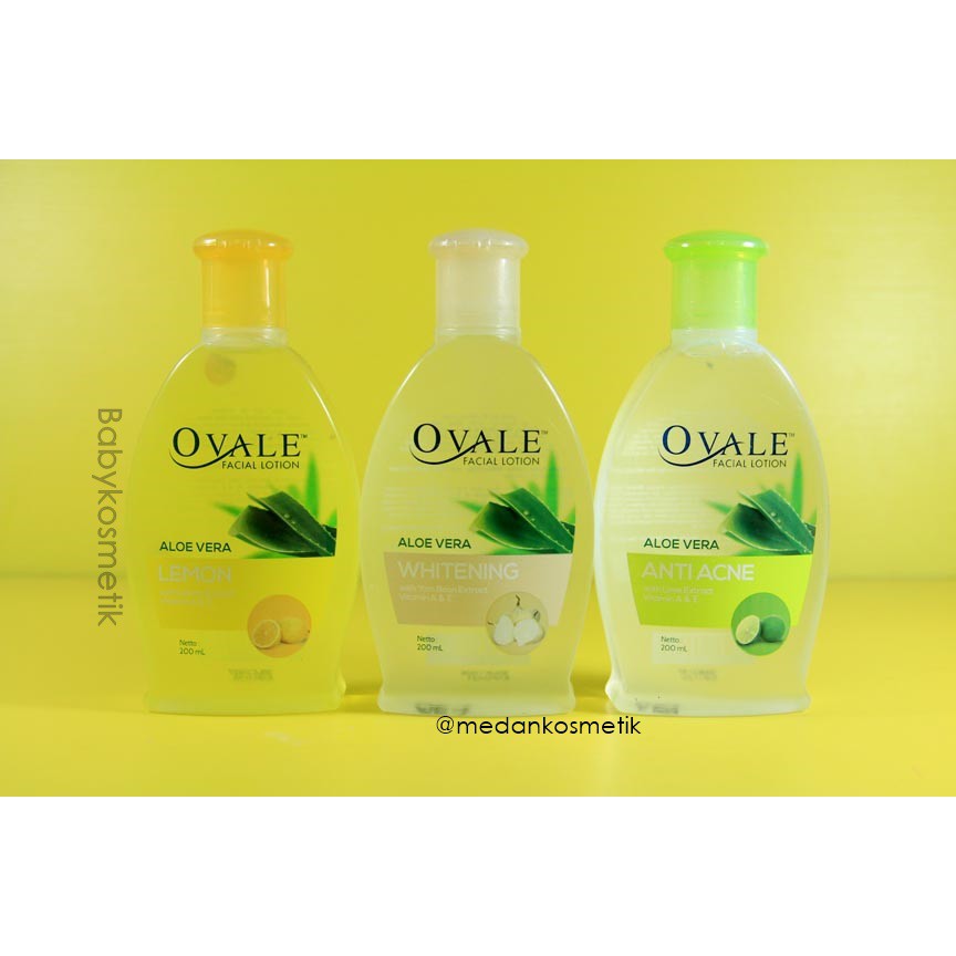 Jual Toner Pembersih Wajah OVALE Facial Lotion (200ml) | Shopee Indonesia