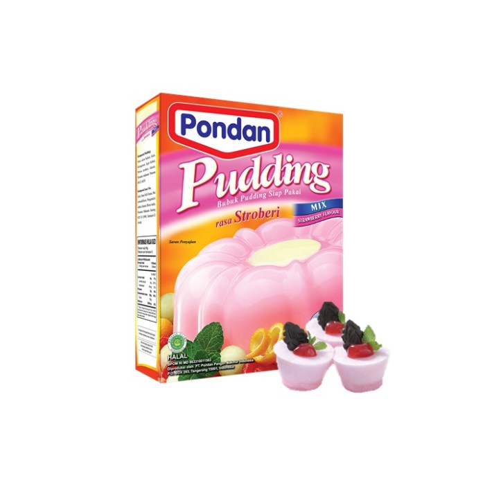 Jual Pondan Pudding Strawberry 200 Gr | Shopee Indonesia