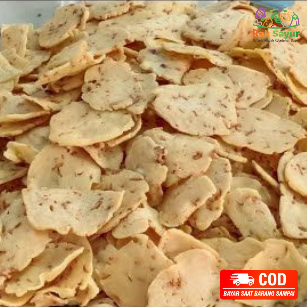 Jual Keripik Kerupuk Bawang Asli Padang Cemilan Jajanan Snack Rak Sayur ...