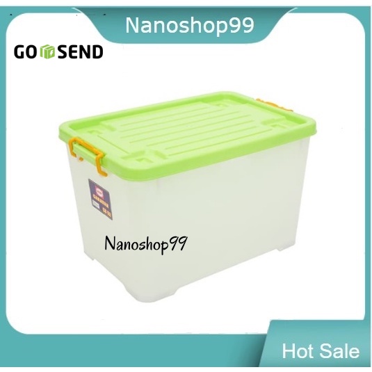 Jual Shinpo 142 Container Box Caravan CB 52 Liter Dengan Roda ...