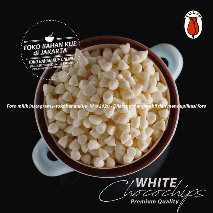 Jual Jual Tulip White Compound Chips 500Gr Chocochips Putih Cokelat ...