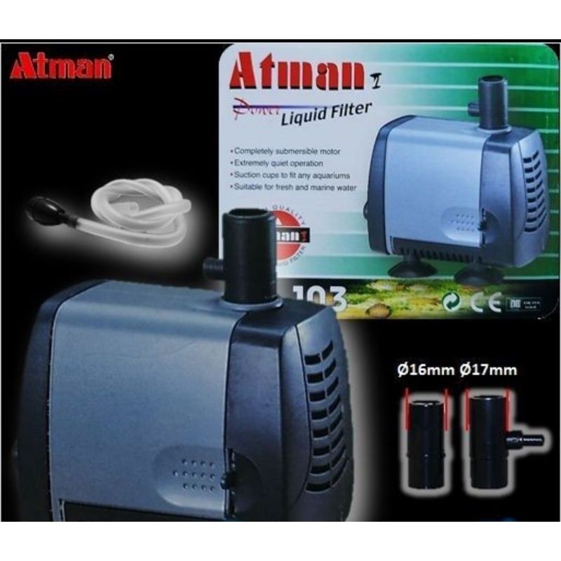 Jual Atman AT 103 Power Head Pompa Air Filter Aquarium Original ...