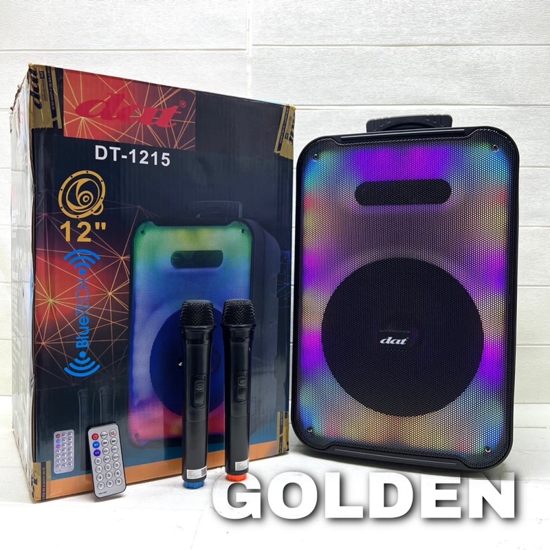 Jual Speaker Portable Wireless Dat DT 1215 Original 12 inch Bluetooth ...