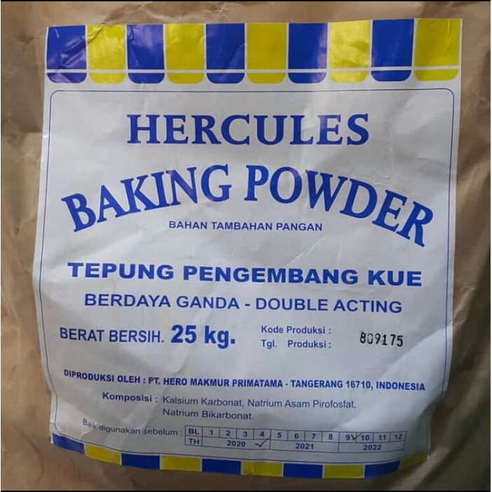 Jual Baking powder hercules double acting repack 100g | Shopee Indonesia