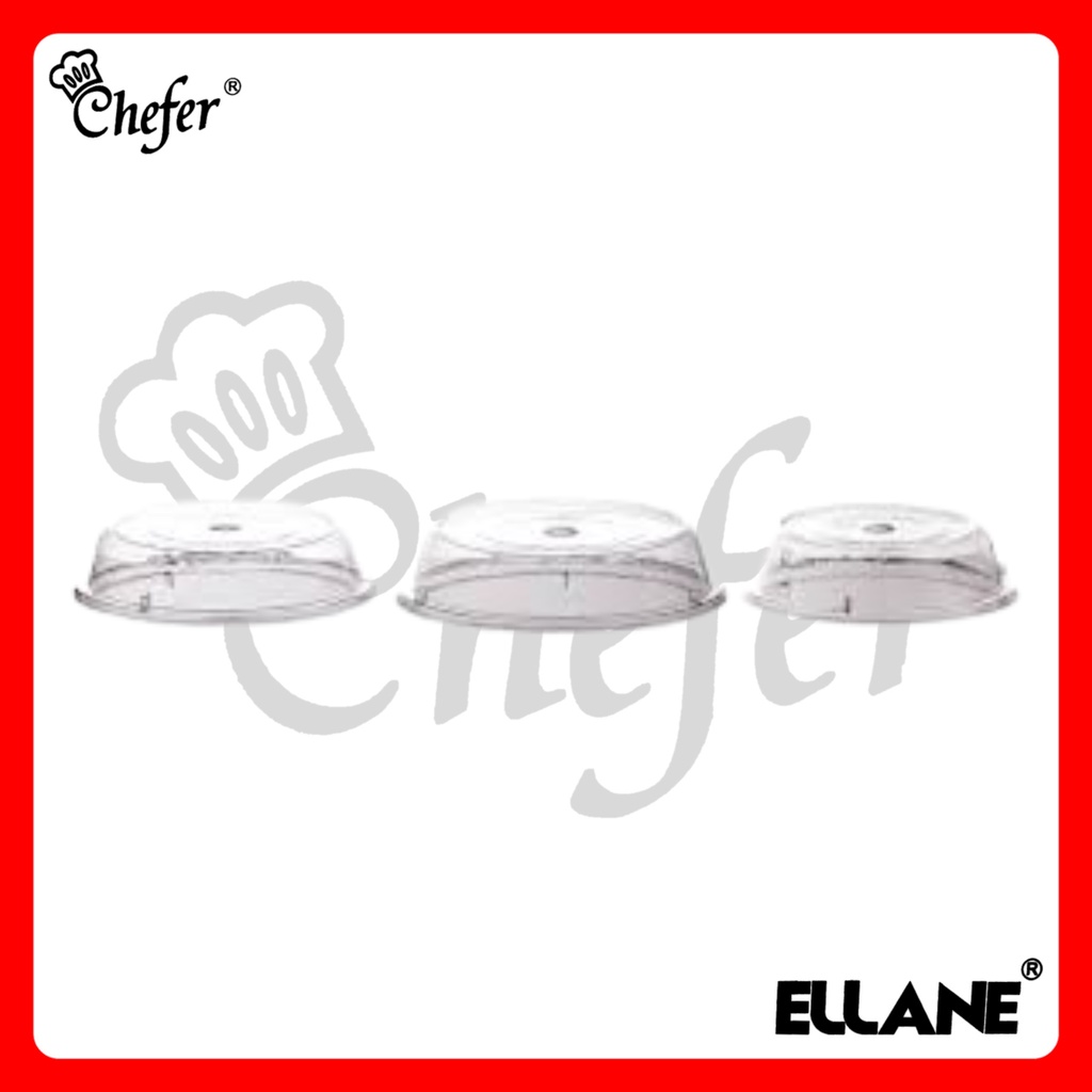 Jual tutup piring ROUND FOOD COVER 11 INCH - polycarbonate | Shopee ...