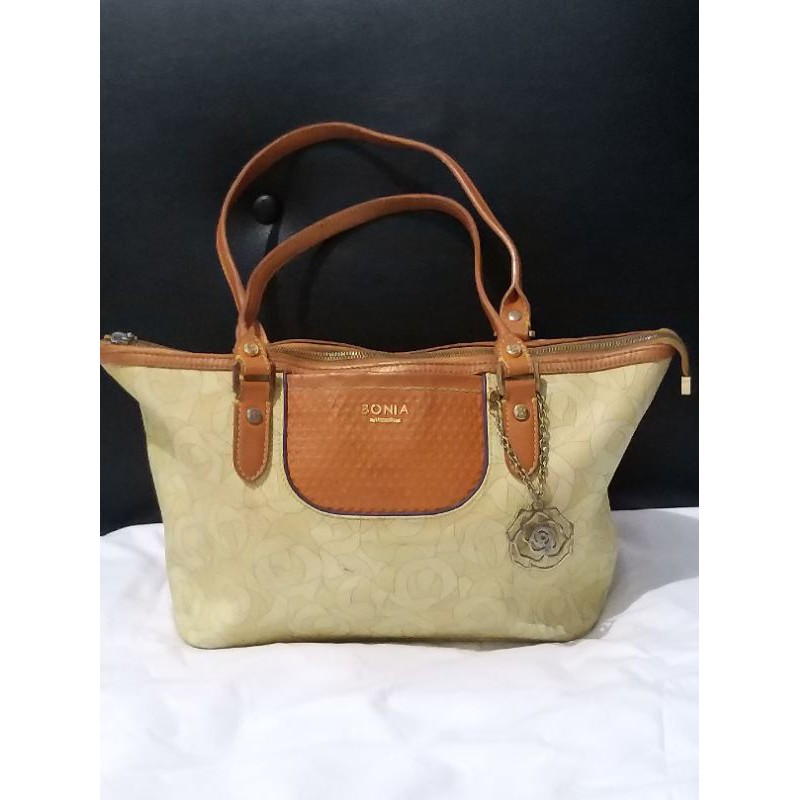 Jual Sale!! Bonia tote bag preloved (harga nett) | Shopee Indonesia