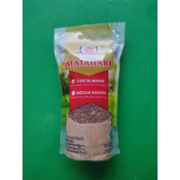 Jual Beras Merah Cantik Manis Matahari 1kg | Shopee Indonesia