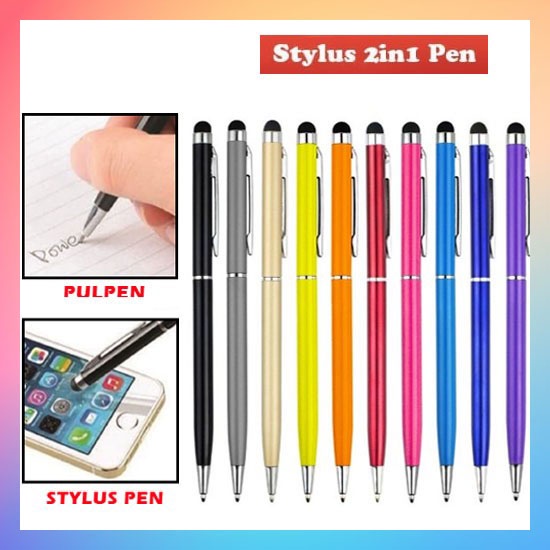 Jual STYLUS PEN 2IN1 HANDPHONE SENSITIVE TOUCH SCREEN / STYLUS PEN IPAD ...