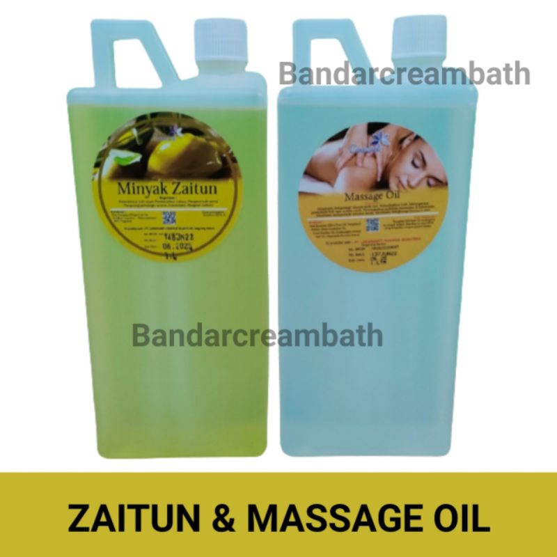 Jual ZAITUN & MASSAGE OIL PREMIUM PIJAT URUT 1LITER | Shopee Indonesia