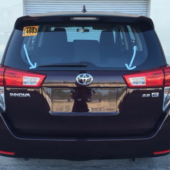 Jual List kaca belakang Toyota All New Innova 2016 / Innova REborn ...