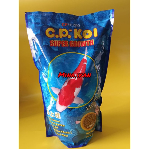 Jual CP Koi Super Growth 1kg Small Medium Pelet Ikan Fish Food ...
