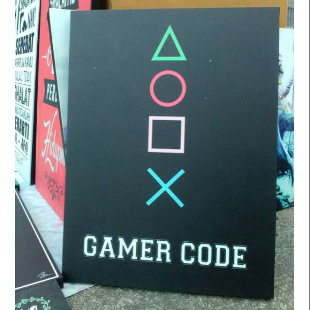 Jual Poster Kayu Gamer Code | Shopee Indonesia