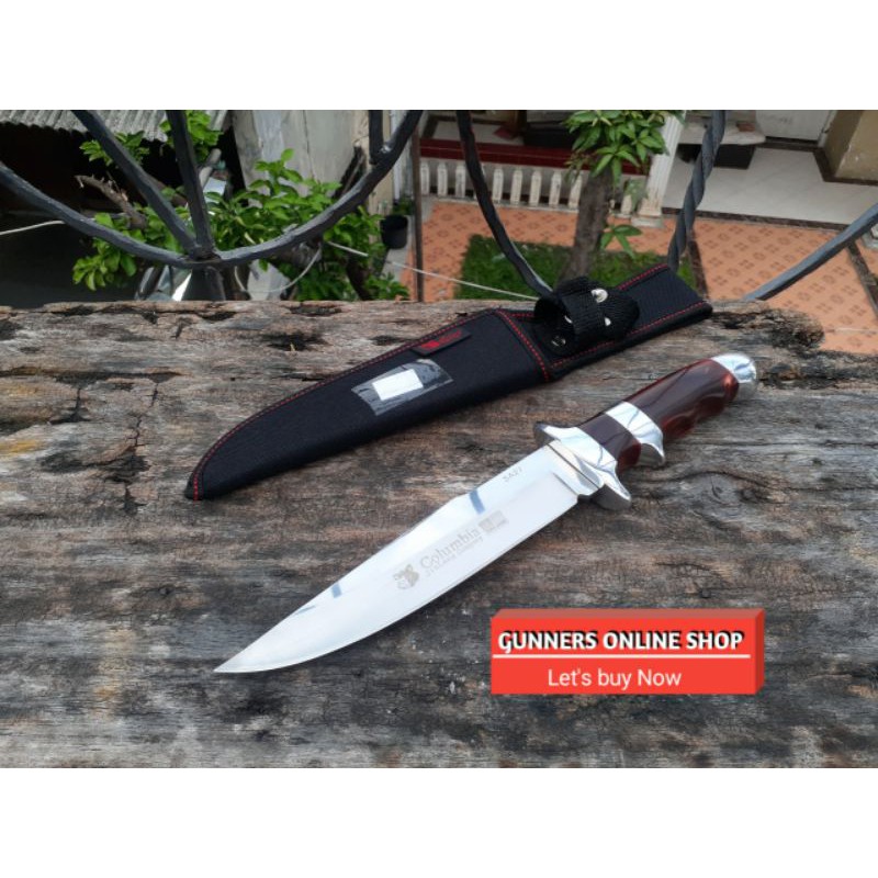 Jual Pisau Berburu Sirvival Outdoor Columbia SA27 SURVIVAL KIT | Shopee ...
