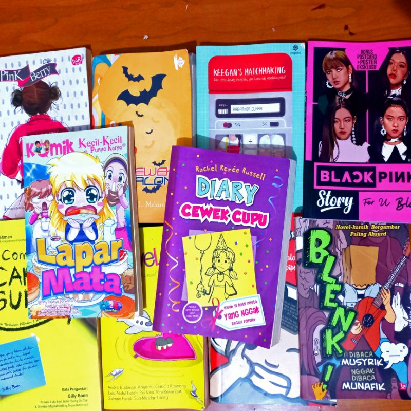 Jual OBRAL BUKU BACAAN NOVEL KOMIK BEKAS MURAH | Shopee Indonesia
