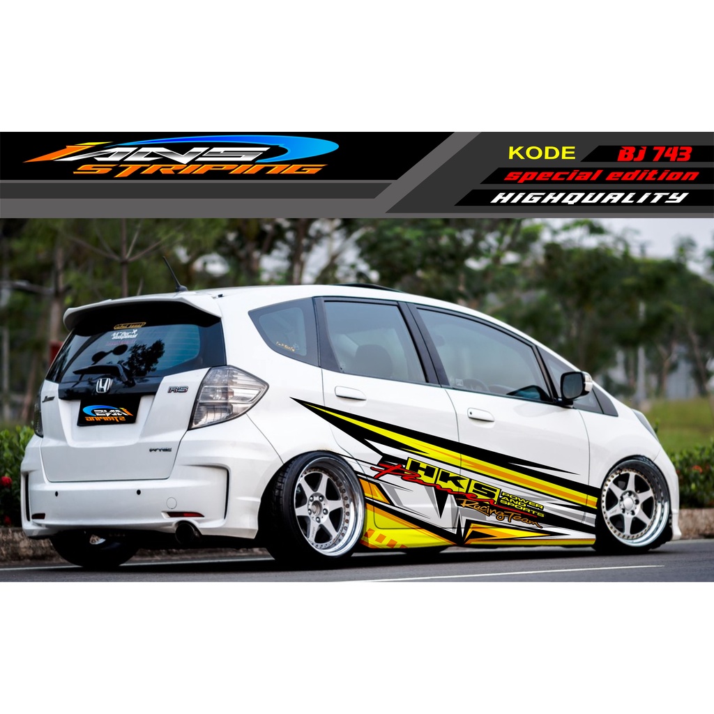 Jual DECAL STICKER MOBIL HONDA BRIO AGYA JAZZ AVANZA YARIS / DECAL ...