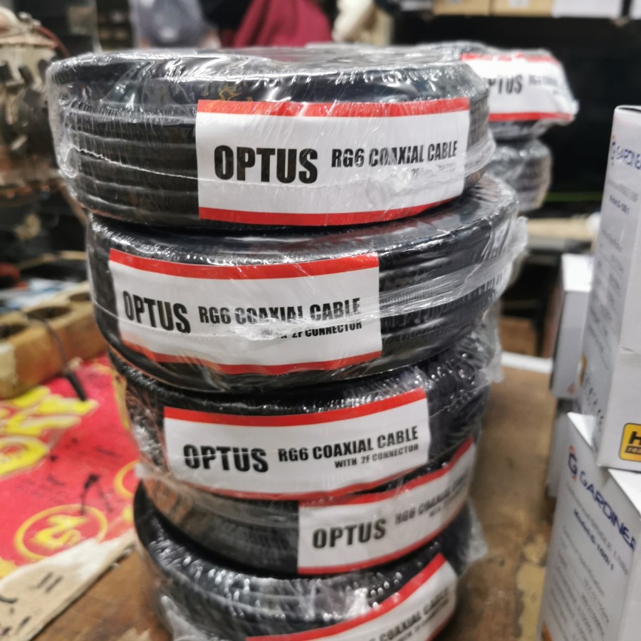 Jual Kabel TV & Parabola RG 6U with 2F connector 15m | Shopee Indonesia