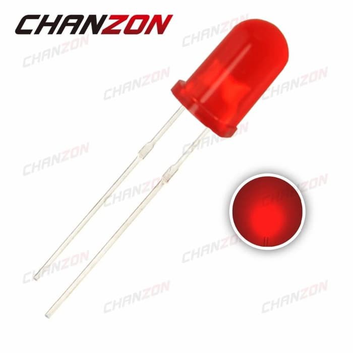 Jual Led 5Mm Diffused Red Merah Lampu Led Diode High Quality | Shopee ...
