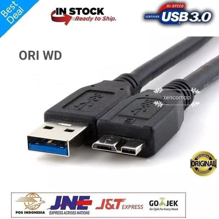Jual Kabel usb 3.0 hardisk eksternal hdd ext WD harddisk | Shopee Indonesia