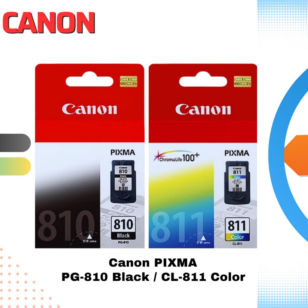 Jual 1 Set Paket Tinta Printer Canon Pixma PG 810 Black CL 811 Color ...