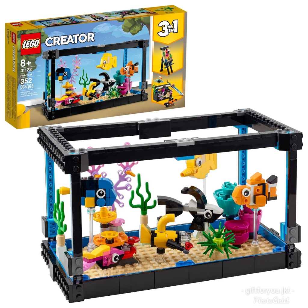 Jual Lego Creator 3in1 Fish Tank 31122 Aquarium Ikan Bricks Mainan Toy ...