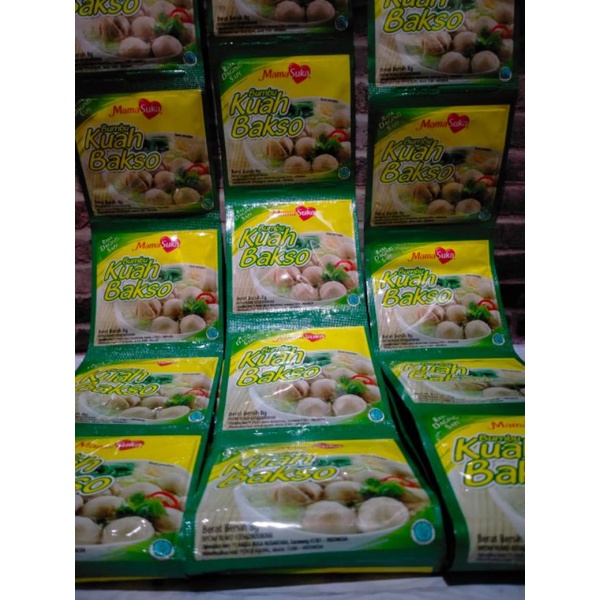 Jual Penyedap Rasa Bumbu Kuah Bakso Merek Mamasuka 1 Pack isi 10 ...
