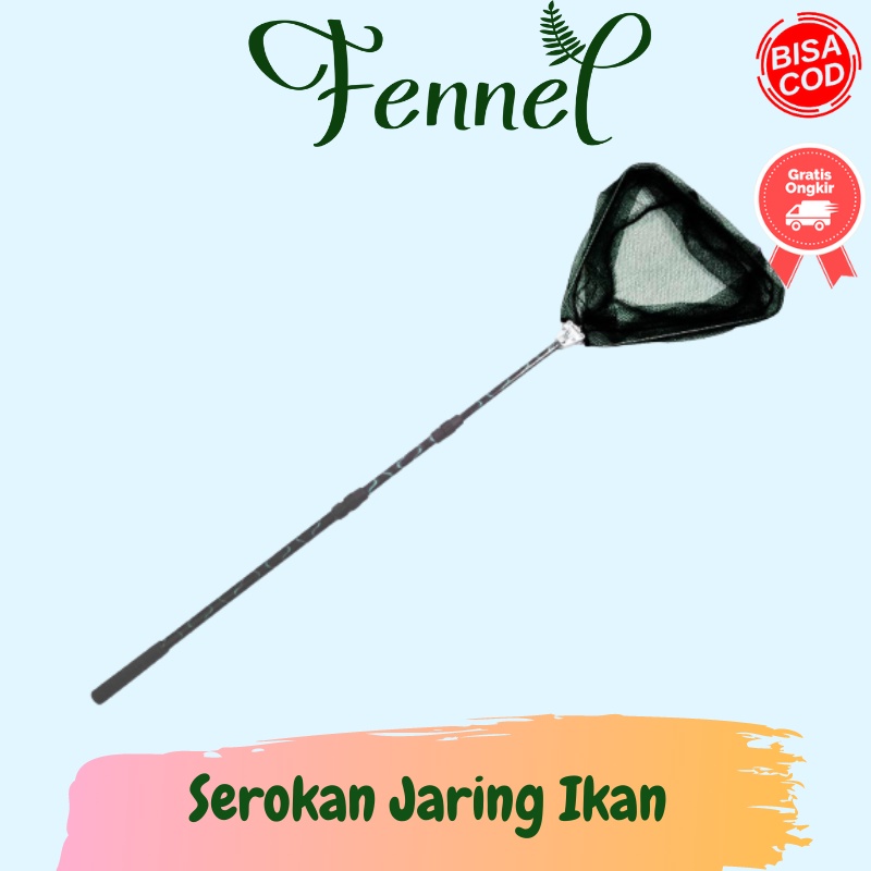Jual Serokan Jaring Ikan Telescopic Aluminium 170 CM L28 | Shopee Indonesia
