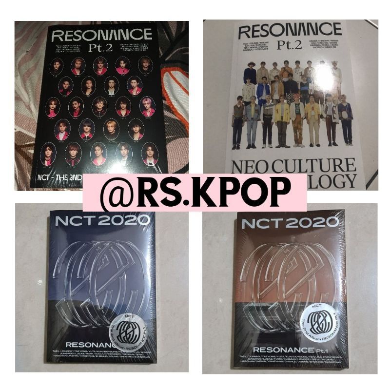 Jual ALBUM NCT 2020 RESONANCE PT 1 PT 2 ARRIVAL DEPARTURE FUTURE PAST ...
