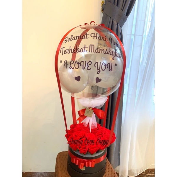 Jual Buket Balon / Hot Air Ballon / Buket bunga balon sehari jadi ...