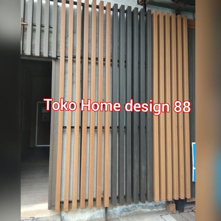Jual 87T partisi wpc kisi kisi penyekat ruangan fasade rumah partisi ...