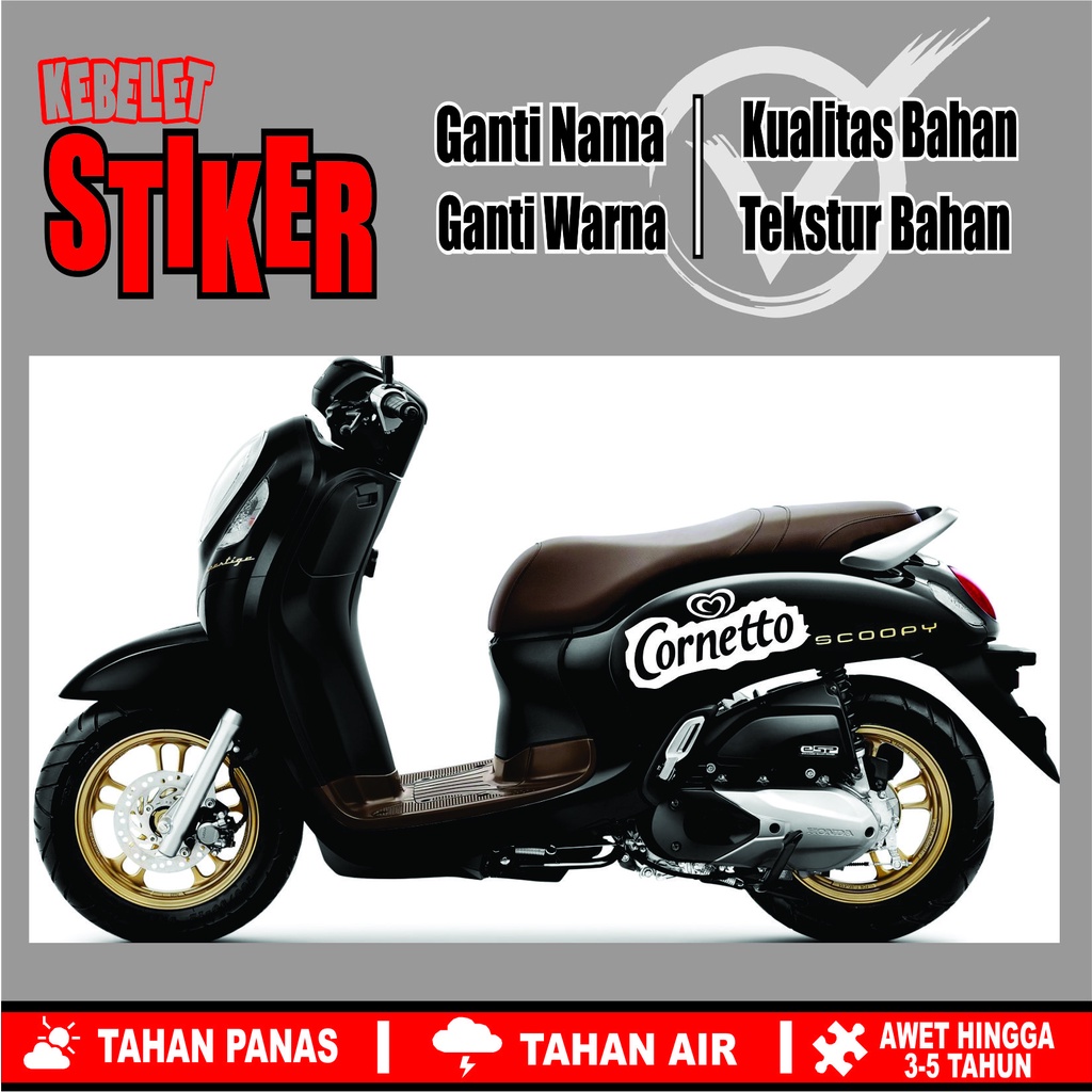Jual Stiker motor, stiker kekinian, stiker keren, stiker cornetto ...