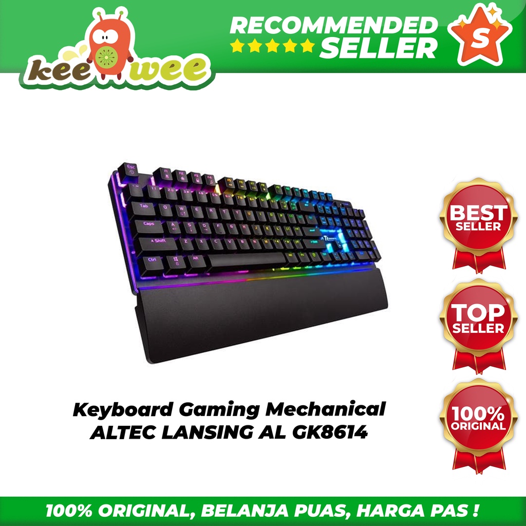Jual Keyboard Gaming Mechanical ALTEC LANSING AL-GK8614 | Shopee Indonesia