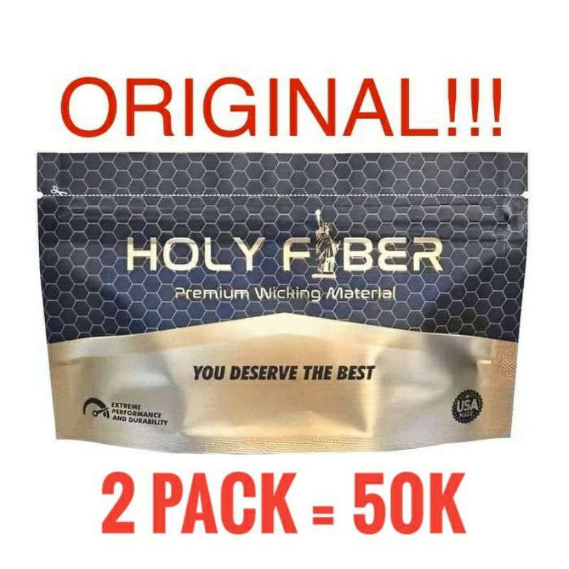 Jual Kapas Organik Authentic Holy Fiber Kemasan Jumbo | Shopee Indonesia