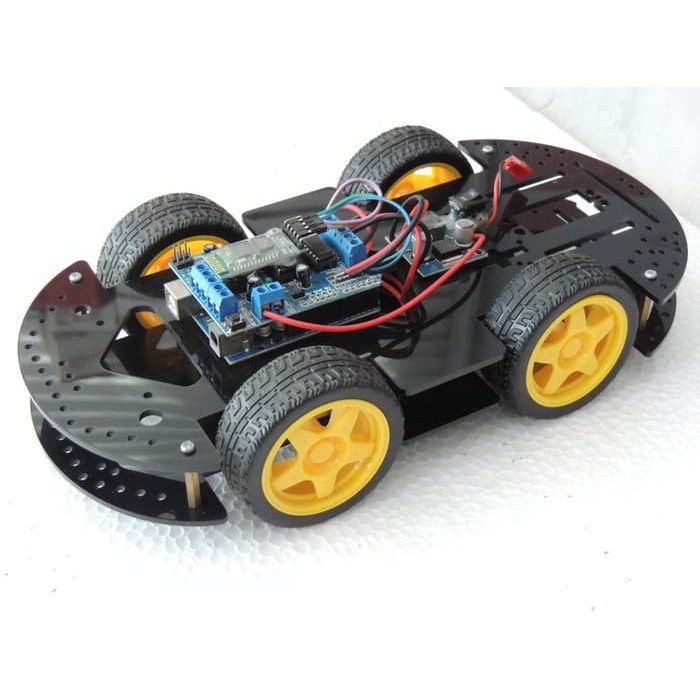 Jual Android Bluetooth remote control 4WD Arduino Robot Smart Car ...