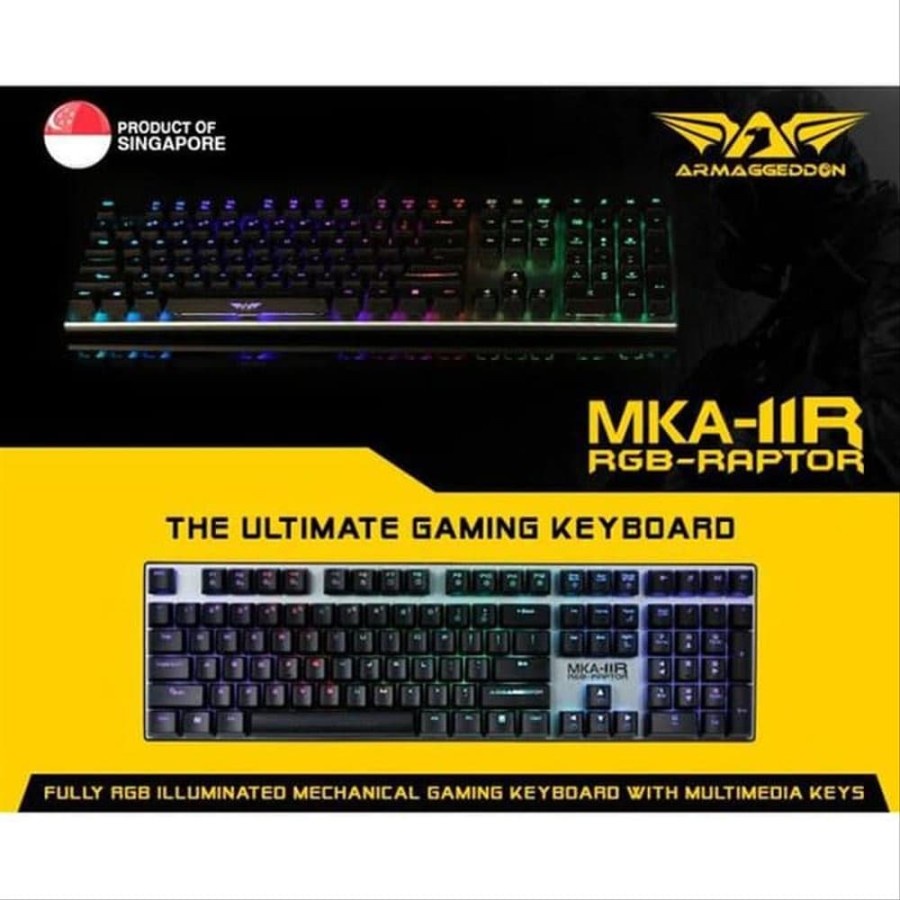 Jual Keyboard Armaggeddon MKA-11R | Shopee Indonesia