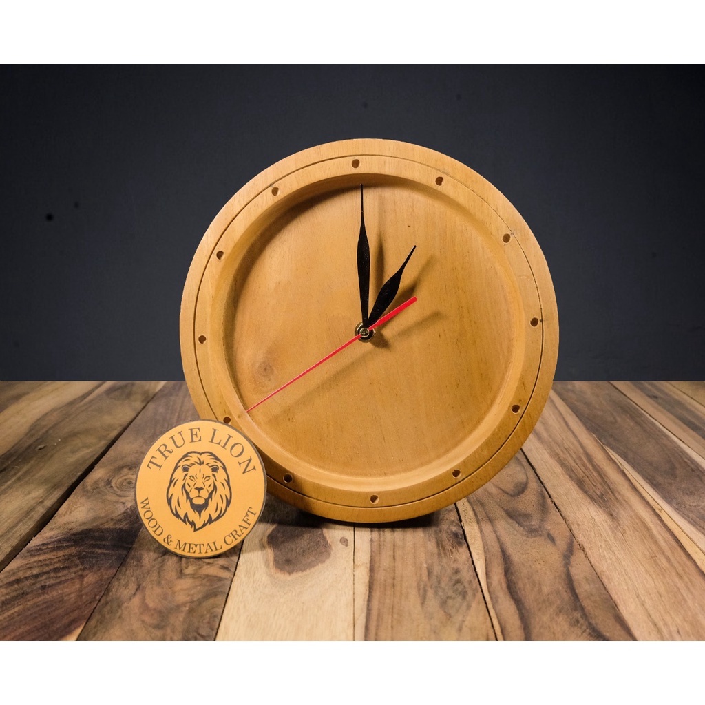 Jual JAM BULAT / JAM DINDING/JAM UNIK/JAM KAYU | Shopee Indonesia