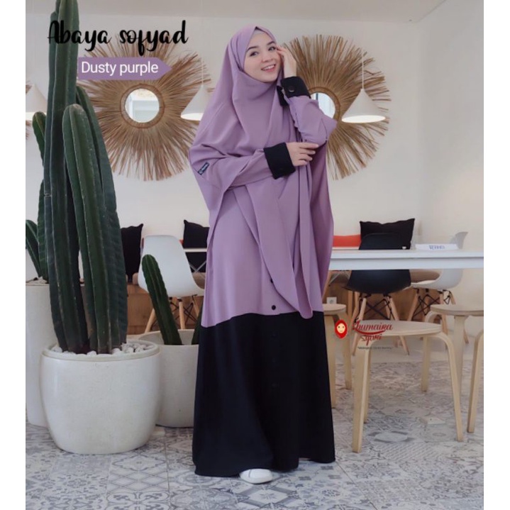Jual Abaya Sofyad (SATU SET GAMIS & KHIMAR) | Shopee Indonesia