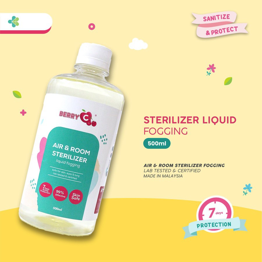 Jual Cairan Mesin Fogging BerryC Air & Room Sterilizer 500ml Liquid ...