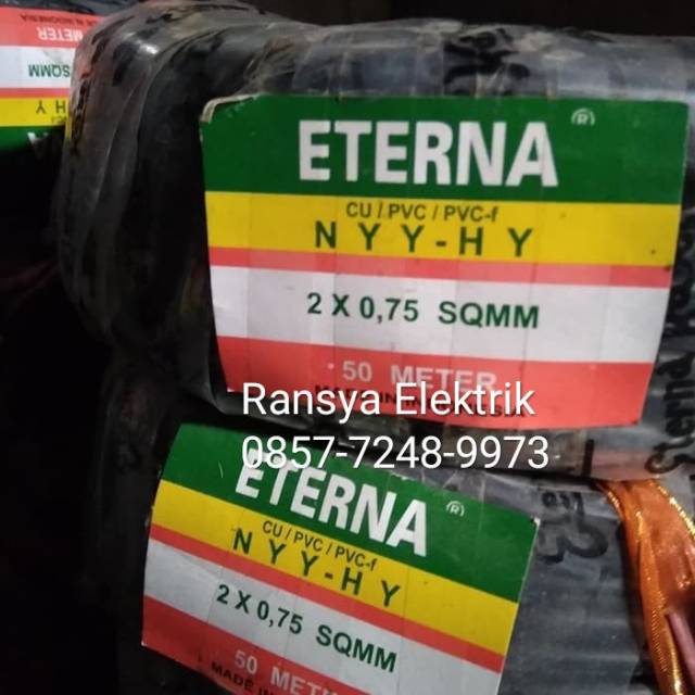 Jual Kabel Eterna nyyhy 2x0.75 @50M | Shopee Indonesia