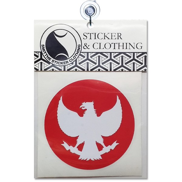 Jual Stiker Garuda Merah Putih Logo v.1 Cutting Sticker 2W Mobil Motor ...