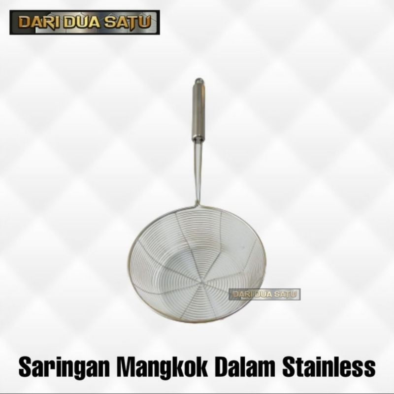 Jual Saringan Mangkok Dalam Stainless Serok Tirisan Mie Sayur Strainer ...