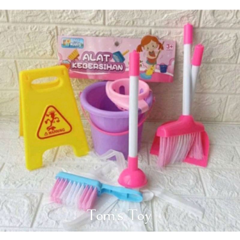 Jual Mainan Anak Alat Kebersihan MC 01 - Cleaning Set Kantong | Shopee ...