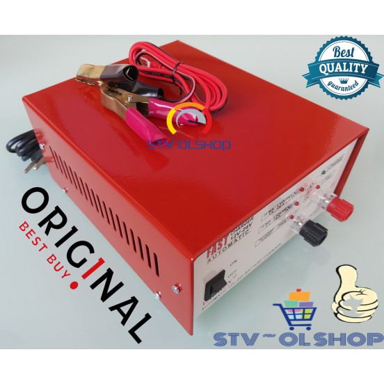Jual Fast Charger Accu 12V - 24V Automatic LE-258 / Charger Accu Lawren ...