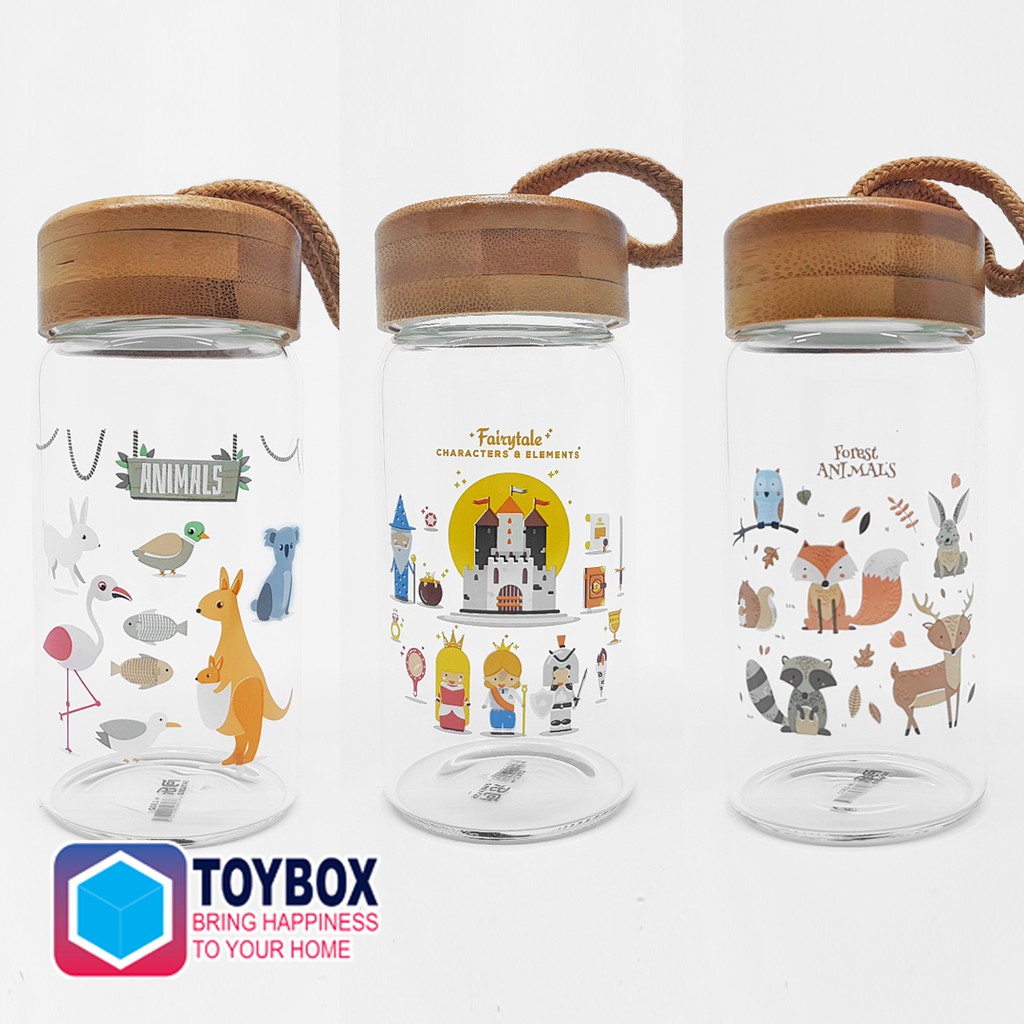 Jual TOYBOXid Botol Minum Tumbler Animals Fairytale Forest Animals ...