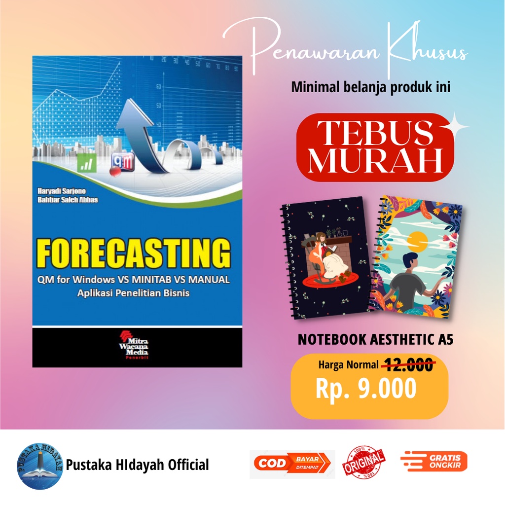 Jual Buku Forecasting Aplikasi Penelitian Bisnis QM For Windows Vs ...