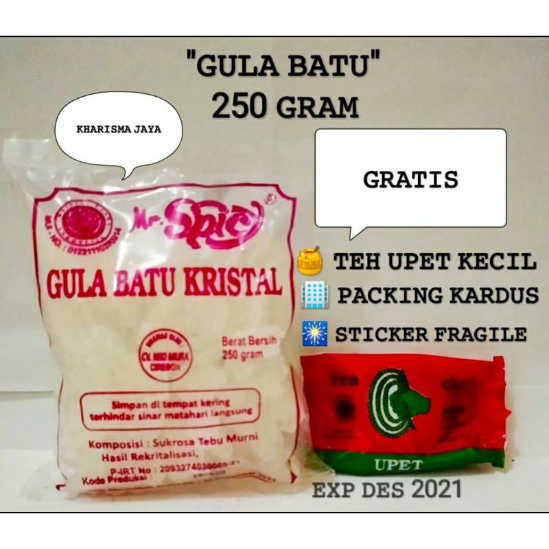 Jual Gula Batu Kristal 250gram | Shopee Indonesia