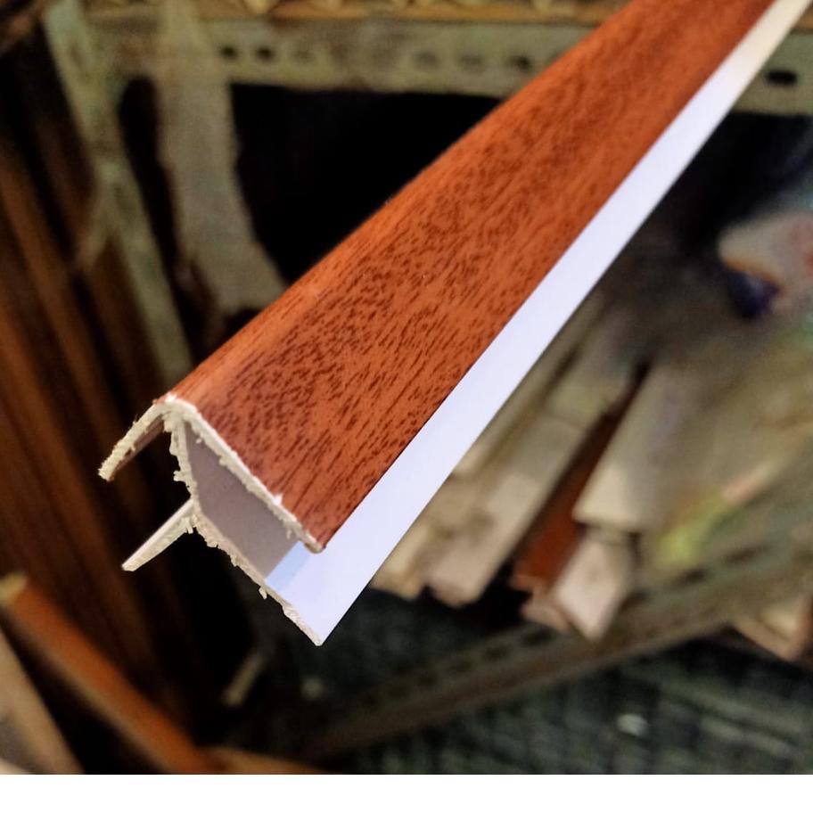 Jual list siku pvc list drop pvc kayu jati shunda plafon pvc ...