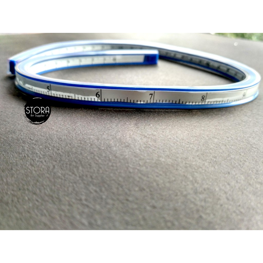 Jual Flexible Curve With Graduations 50cm Penggaris Lentur Fleksibel ...
