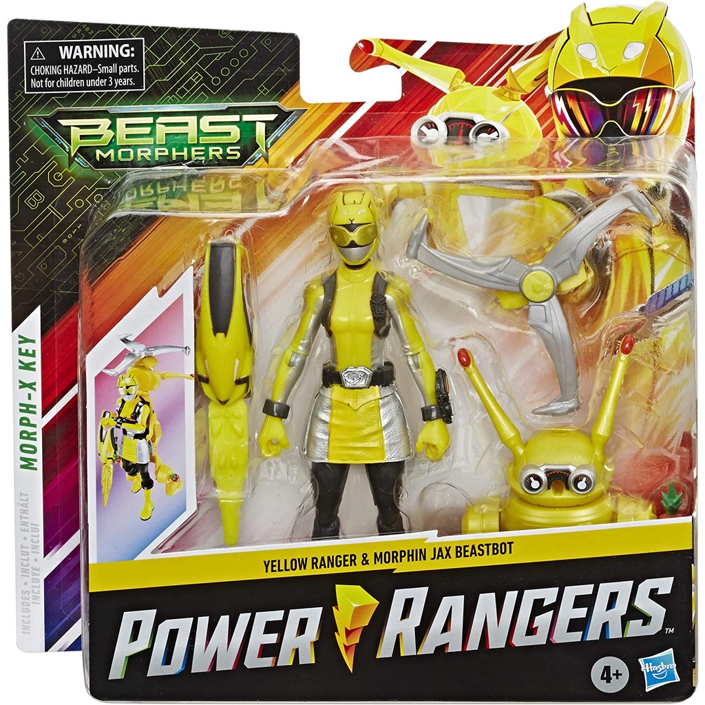 Jual POWER RANGERS BEAST MORPHERS YELLOW RANGER AND MORPHIN JAX ...
