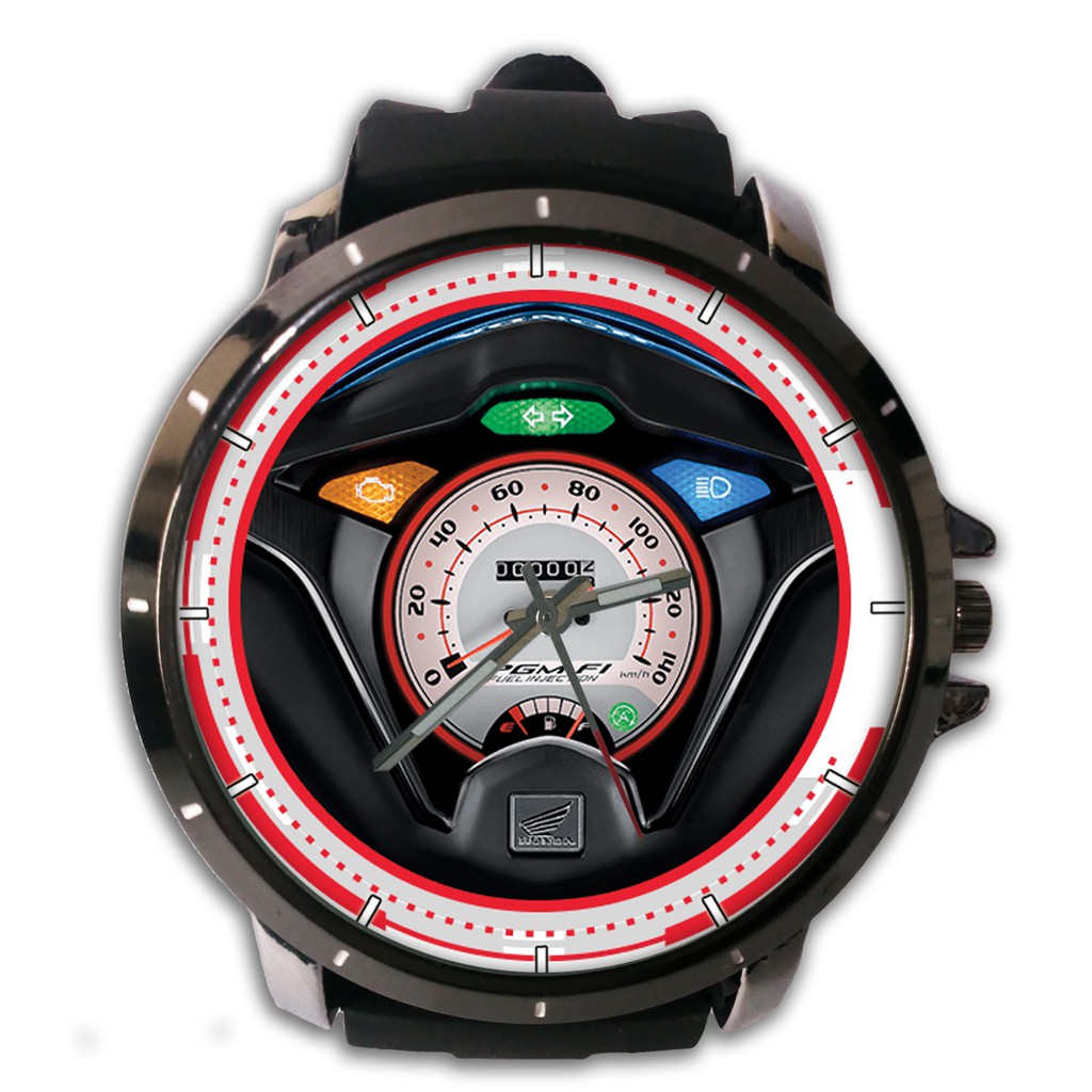 Jual jam tangan custom spedometer honda beat pgm fi | Shopee Indonesia